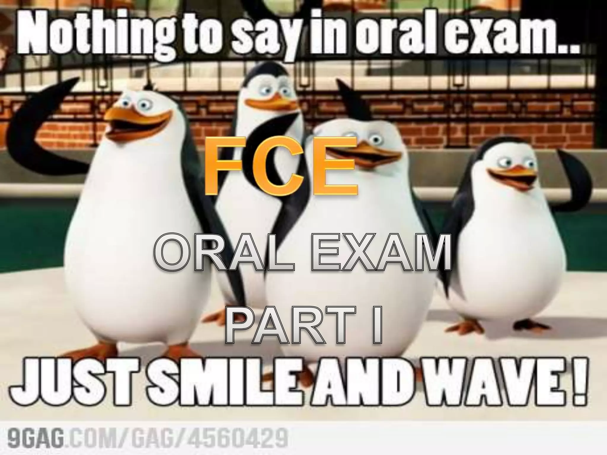 FCE Speaking Part I | PPT