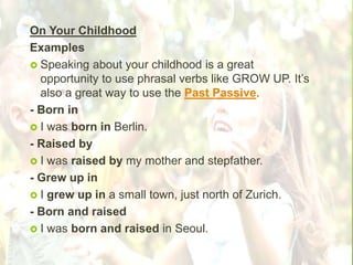 FCE Speaking Part I | PPTX