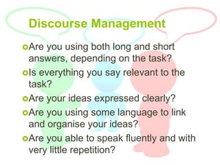 FCE Speaking Part I | PPTX