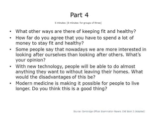 FCE Speaking Part IV | PPTX