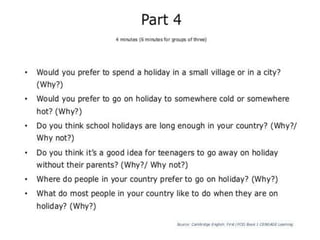 EE-010d| B2: First – Speaking Exam [Part 4] Exam Seekers, 51% OFF