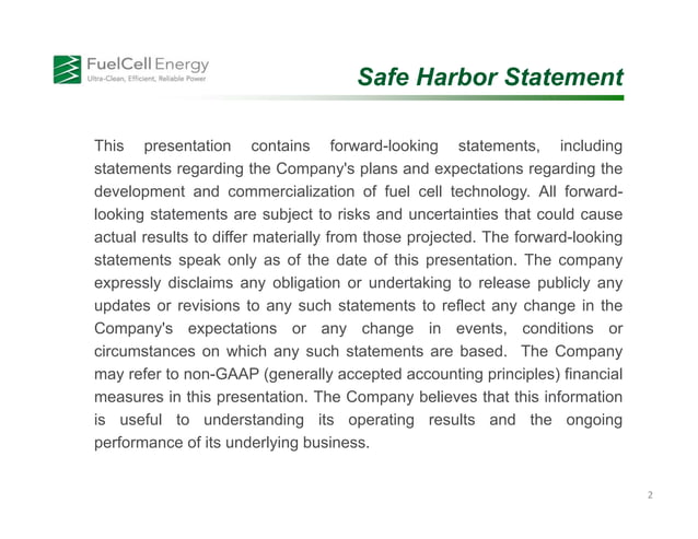 Fcel corporate presentation | PPT