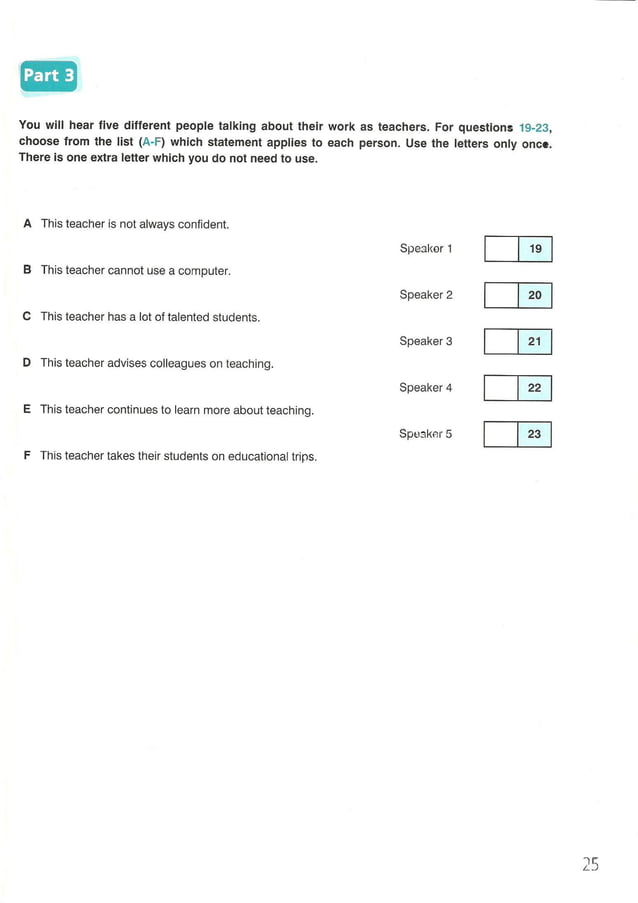 Fce listening & speaking skills 1 sb | PDF