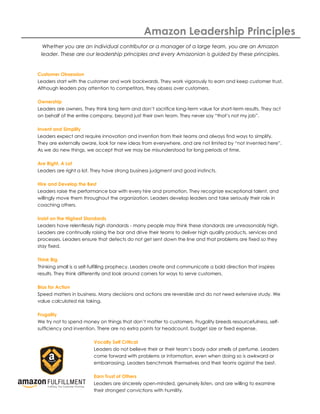 AMAZON announces 6 new locations with 400 openings | PDF | Executive ...