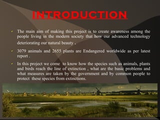 IMPACT OF ECOLOGICAL IMBALANCE ON WILDLIFE | ODP