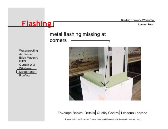 Building envelope materials - retycredits