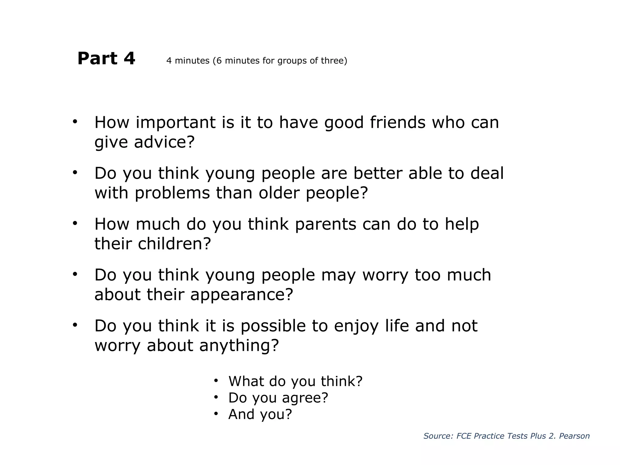 Fce part 3 and 4 | PPT