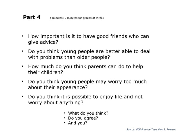 Fce part 3 and 4 | PPT