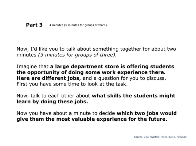 Fce part 3 and 4 | PPT
