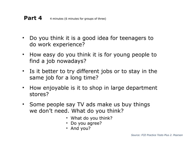 Fce part 3 and 4 | PPT