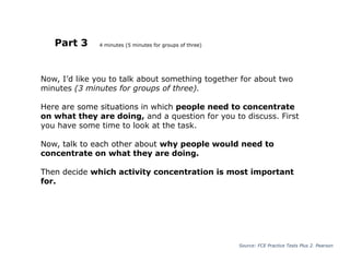 Fce part 3 and 4 | PPT