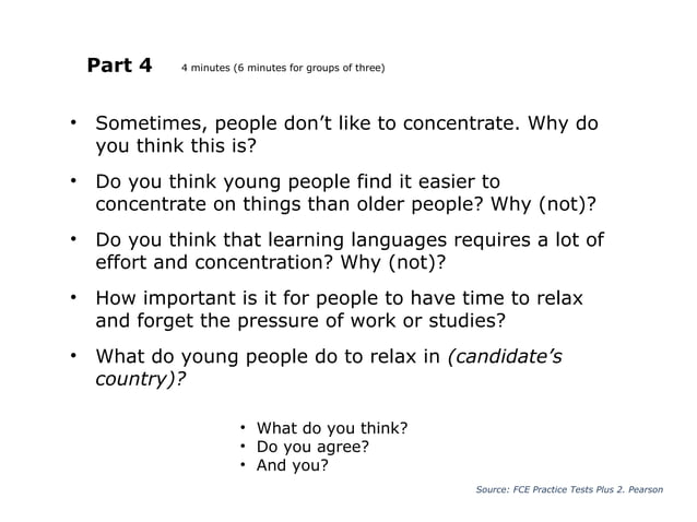 Fce part 3 and 4 | PPT