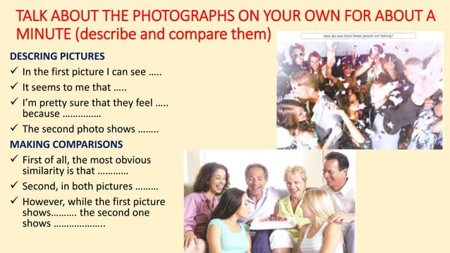 FCE ORAL EXAM PRACTICE - USEFUL EXPRESSIONS | PPT