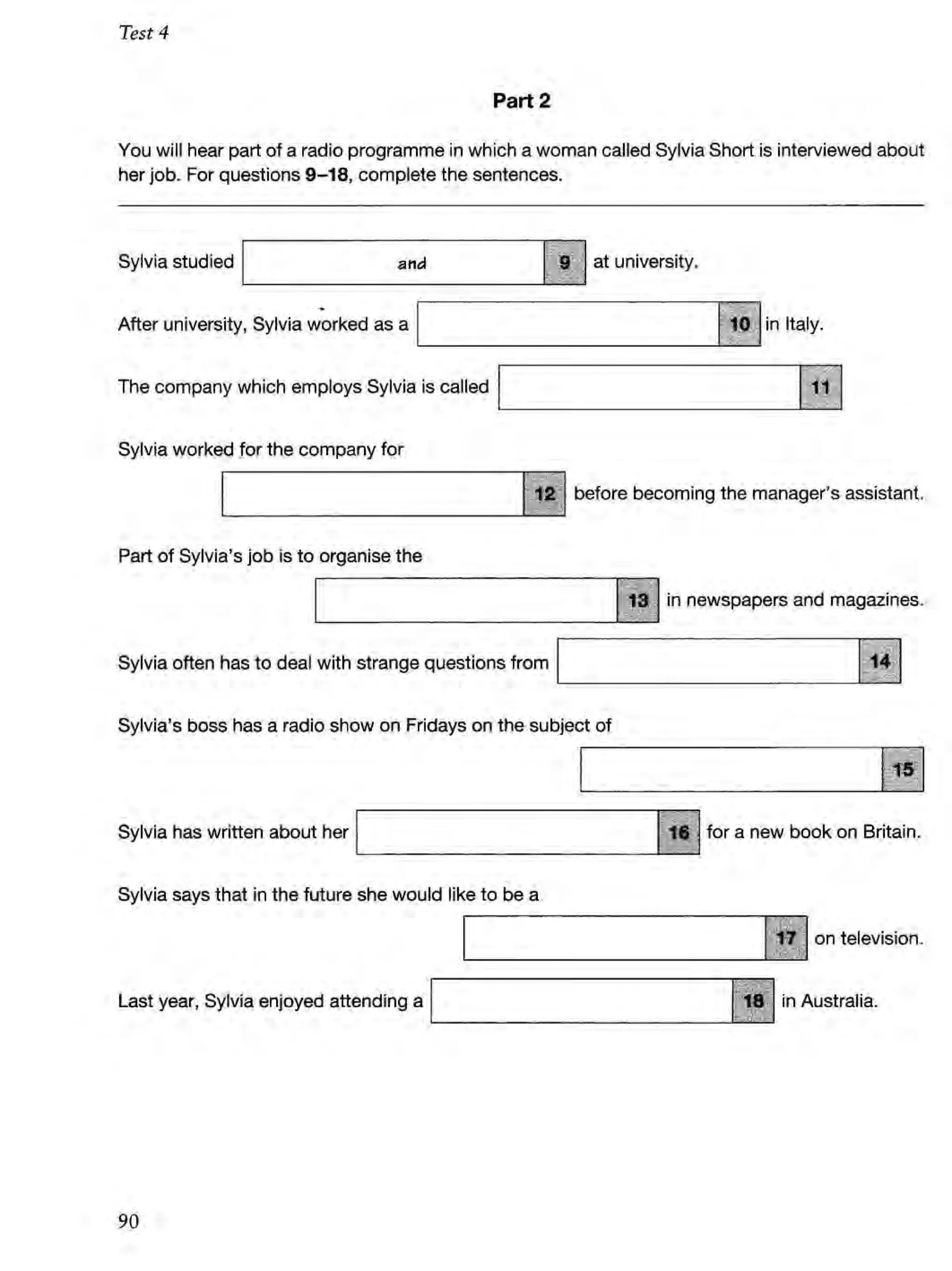 Fce practice test (book 3) | PDF
