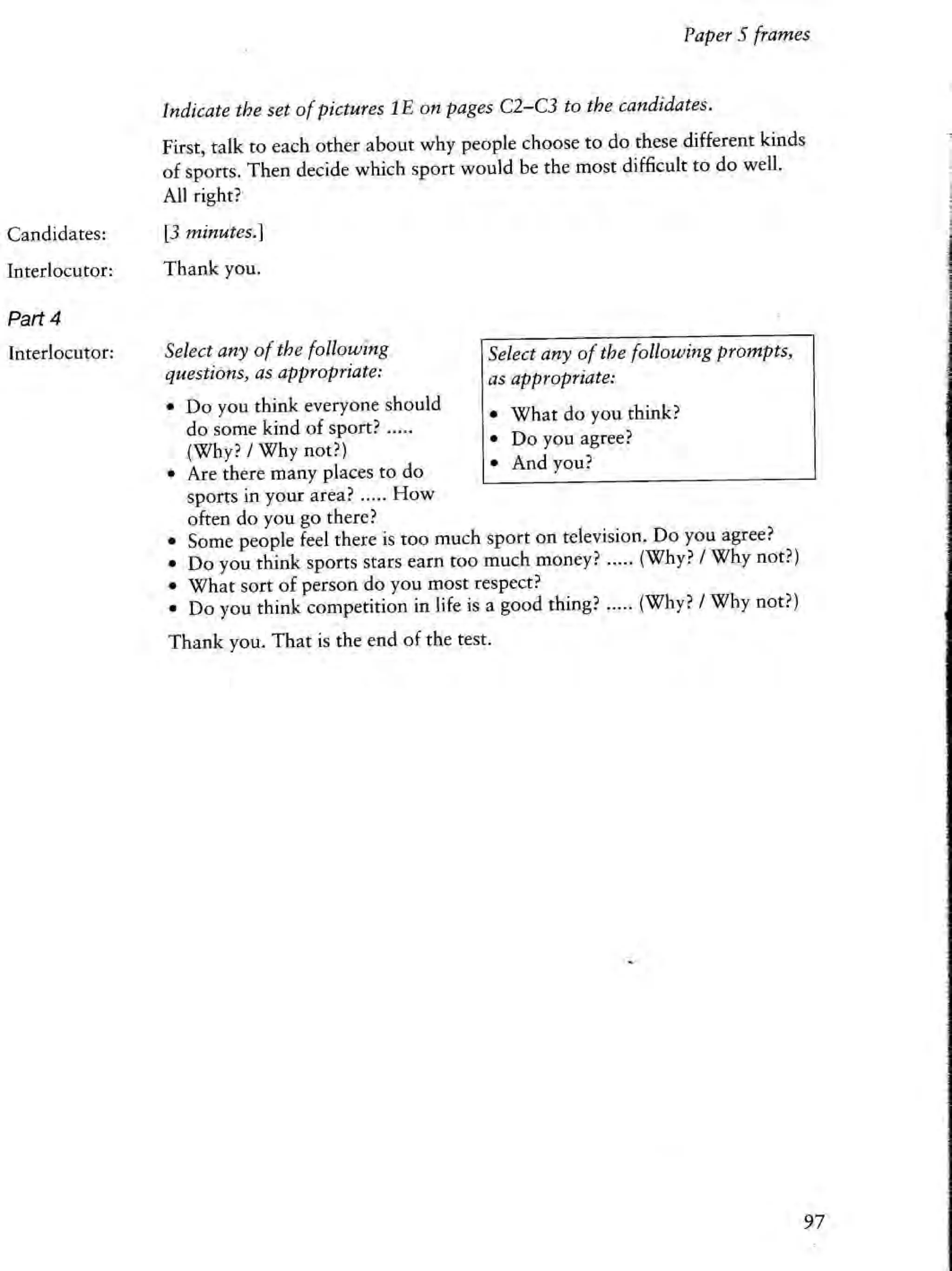 Fce practice test (book 3) | PDF