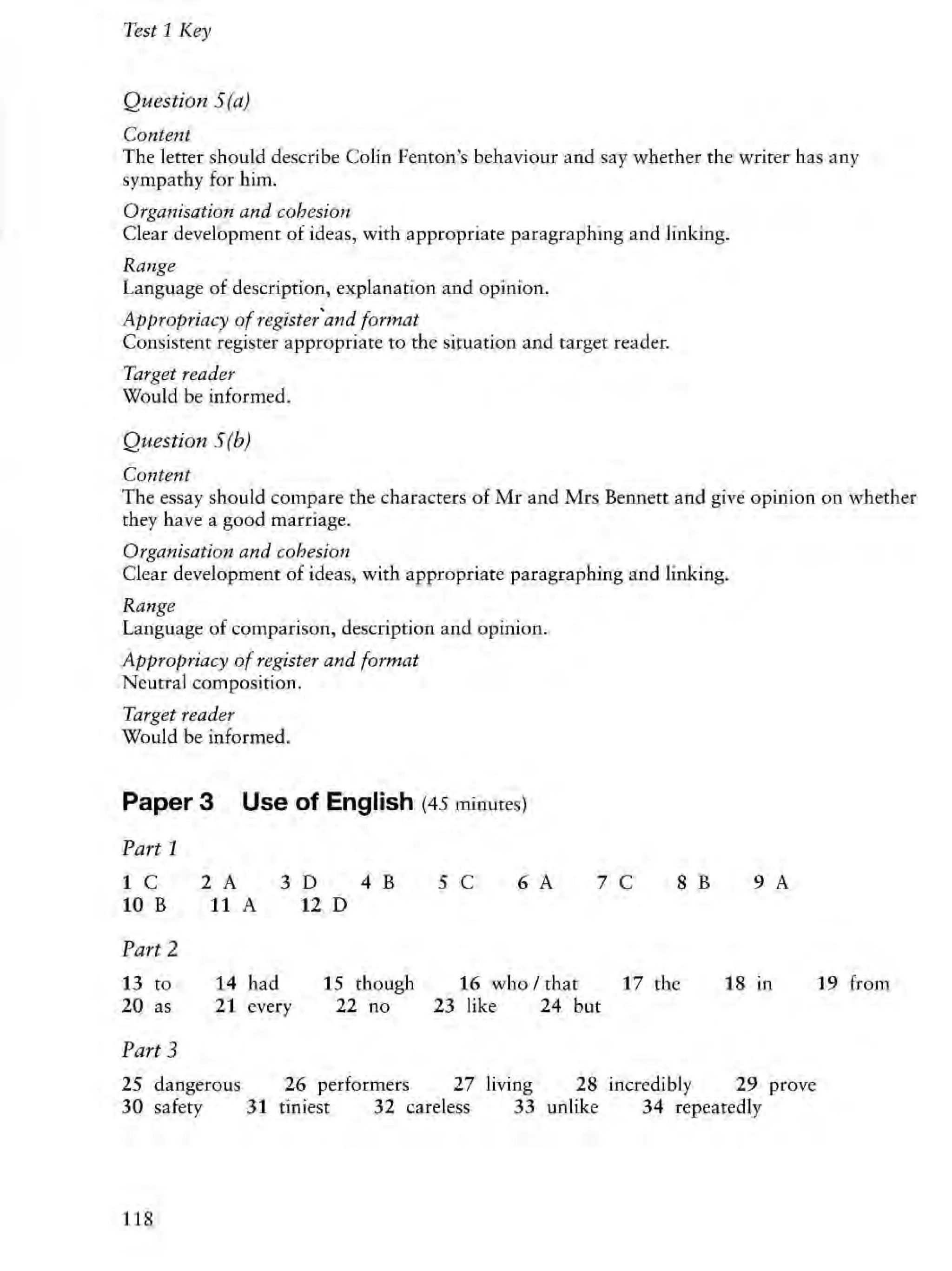 Fce practice test (book 3) | PDF