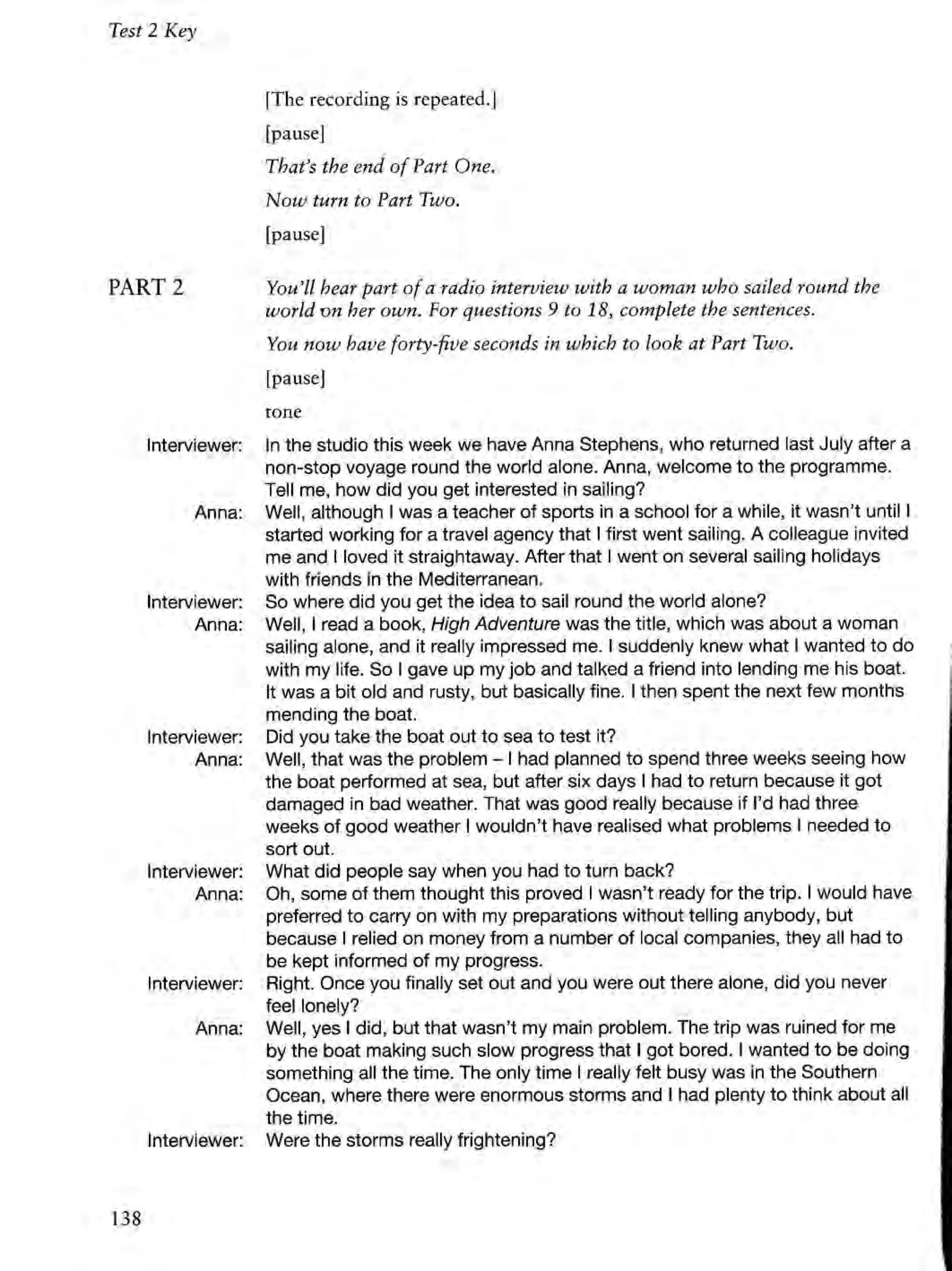 Fce practice test (book 3) | PDF
