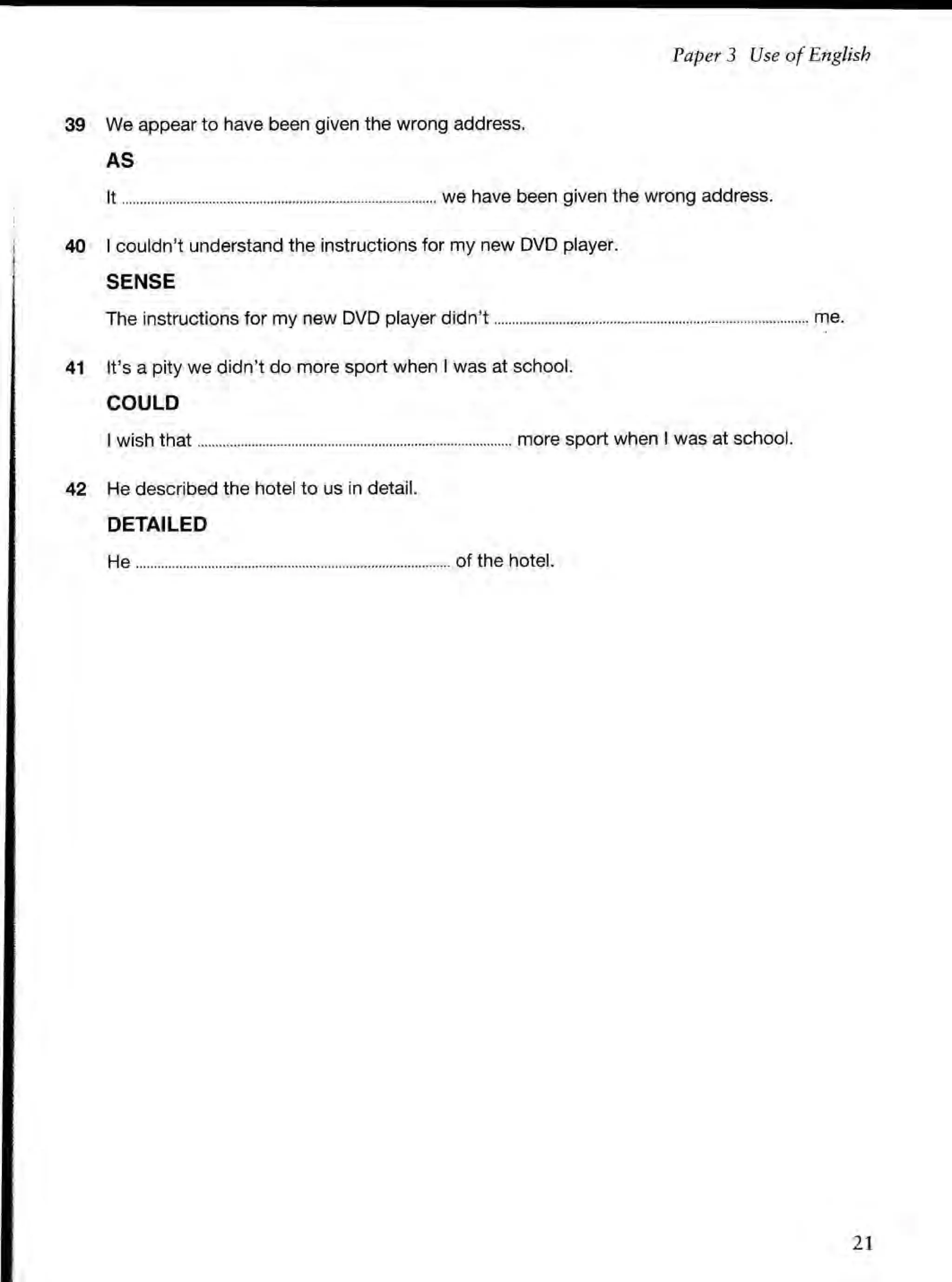 Fce practice test (book 3) | PDF