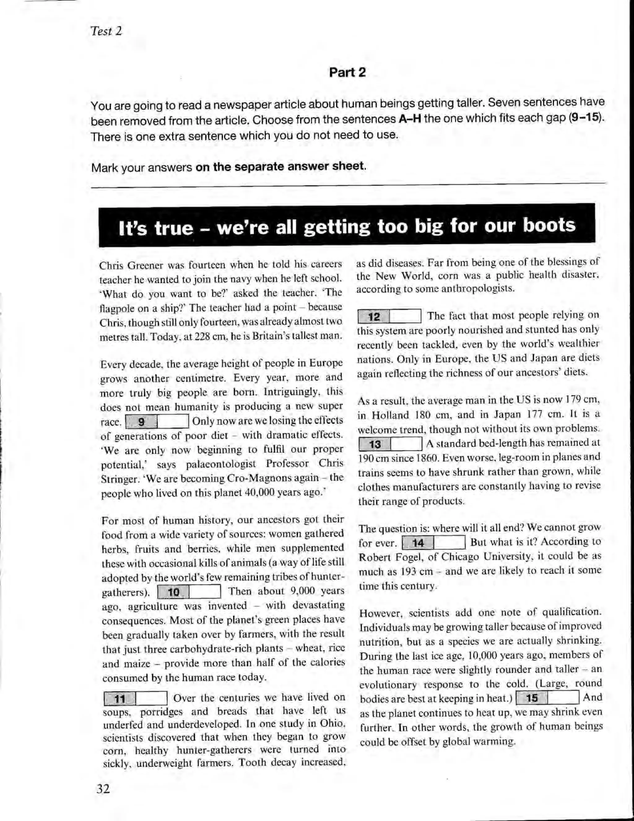 Fce practice test (book 3) | PDF