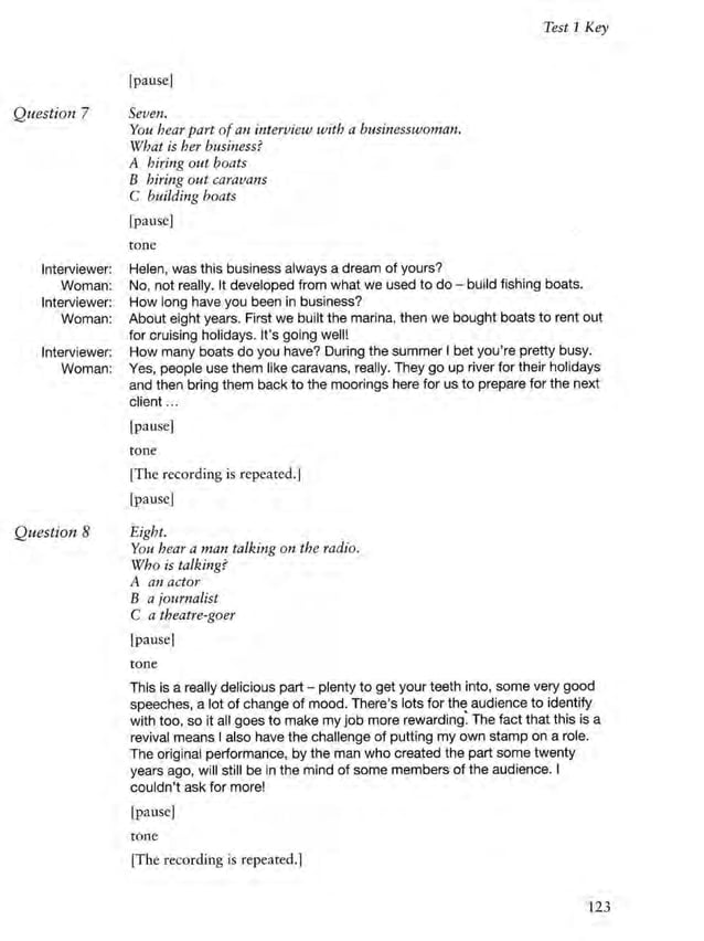 Fce practice test (book 3) | PDF