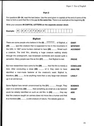 Fce practice test (book 3) | PDF
