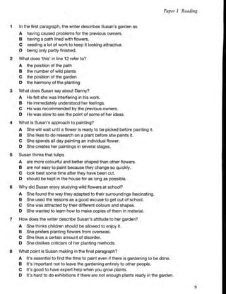 Fce practice test (book 3) | PDF