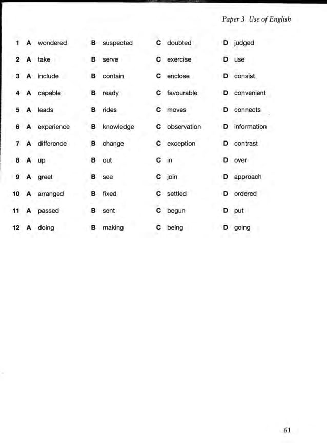 Fce practice test (book 3) | PDF