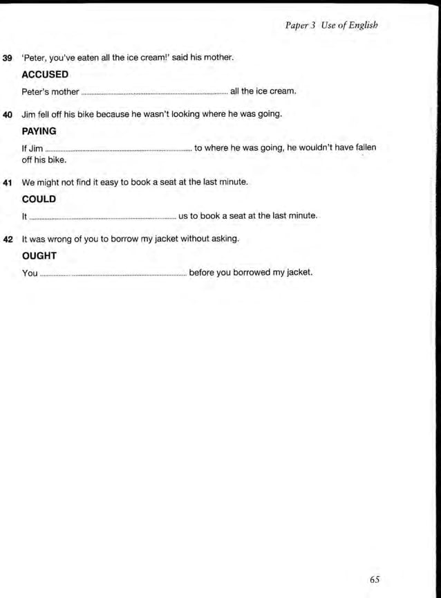 Fce practice test (book 3) | PDF