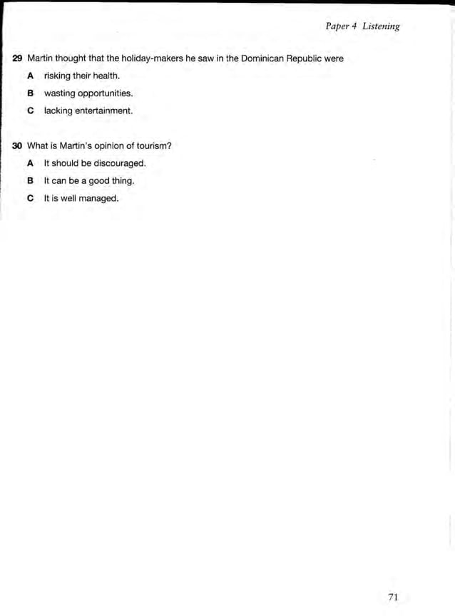 Fce practice test (book 3) | PDF