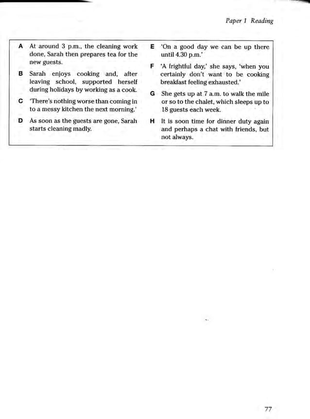 Fce practice test (book 3) | PDF