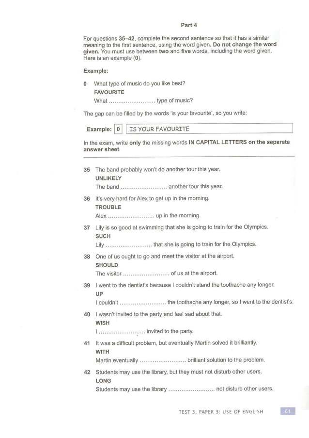 FCE practice test plus 2 with key. (2012) | PDF
