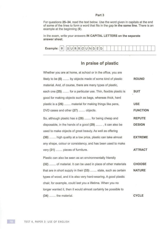 FCE practice test plus 2 with key. (2012) | PDF