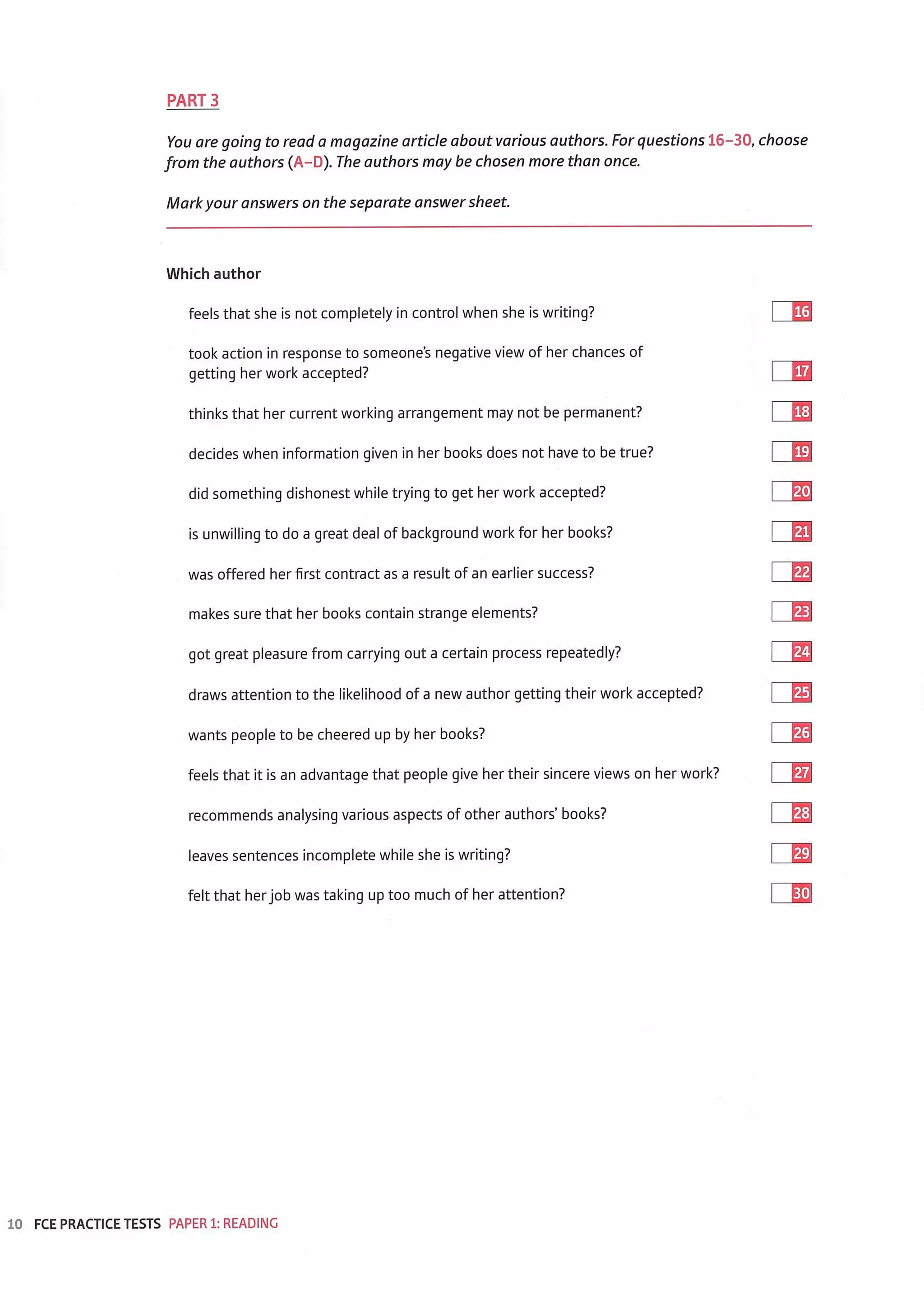 Fce practice tests | PDF