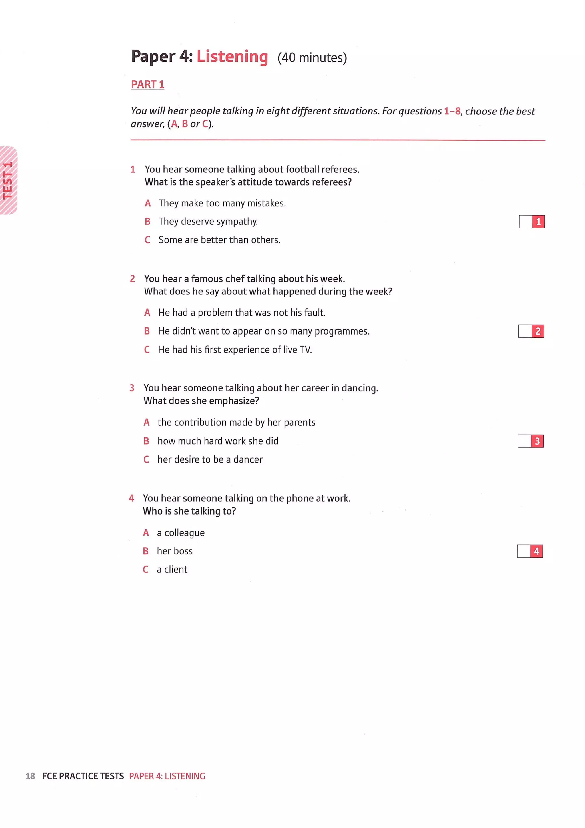 Fce practice tests | PDF