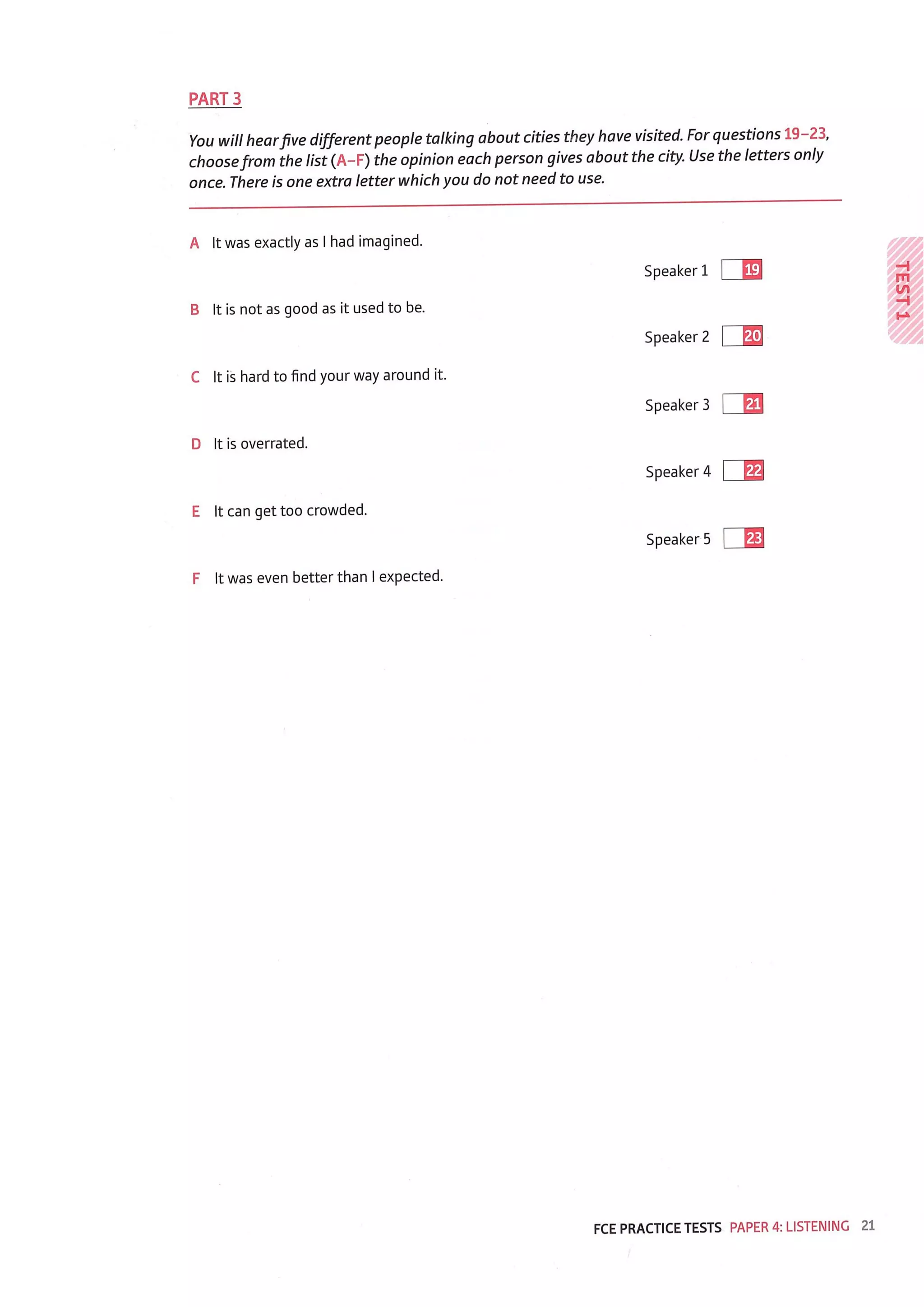 Fce practice tests | PDF