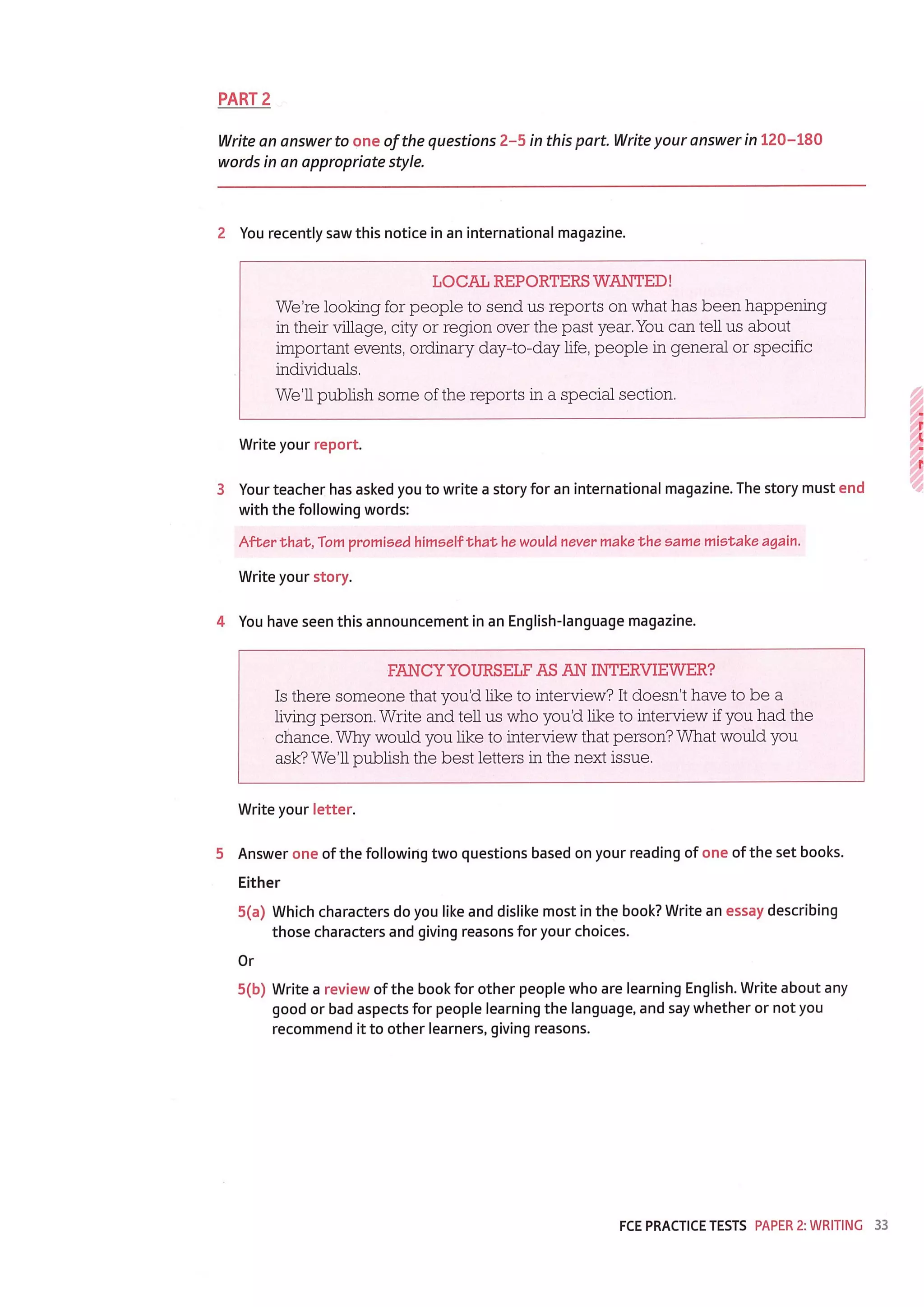 Fce practice tests | PDF