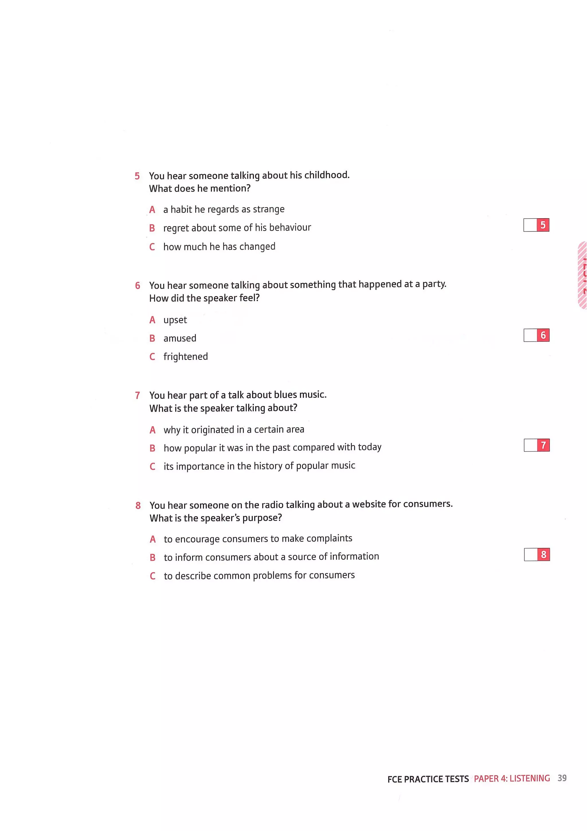 Fce practice tests | PDF