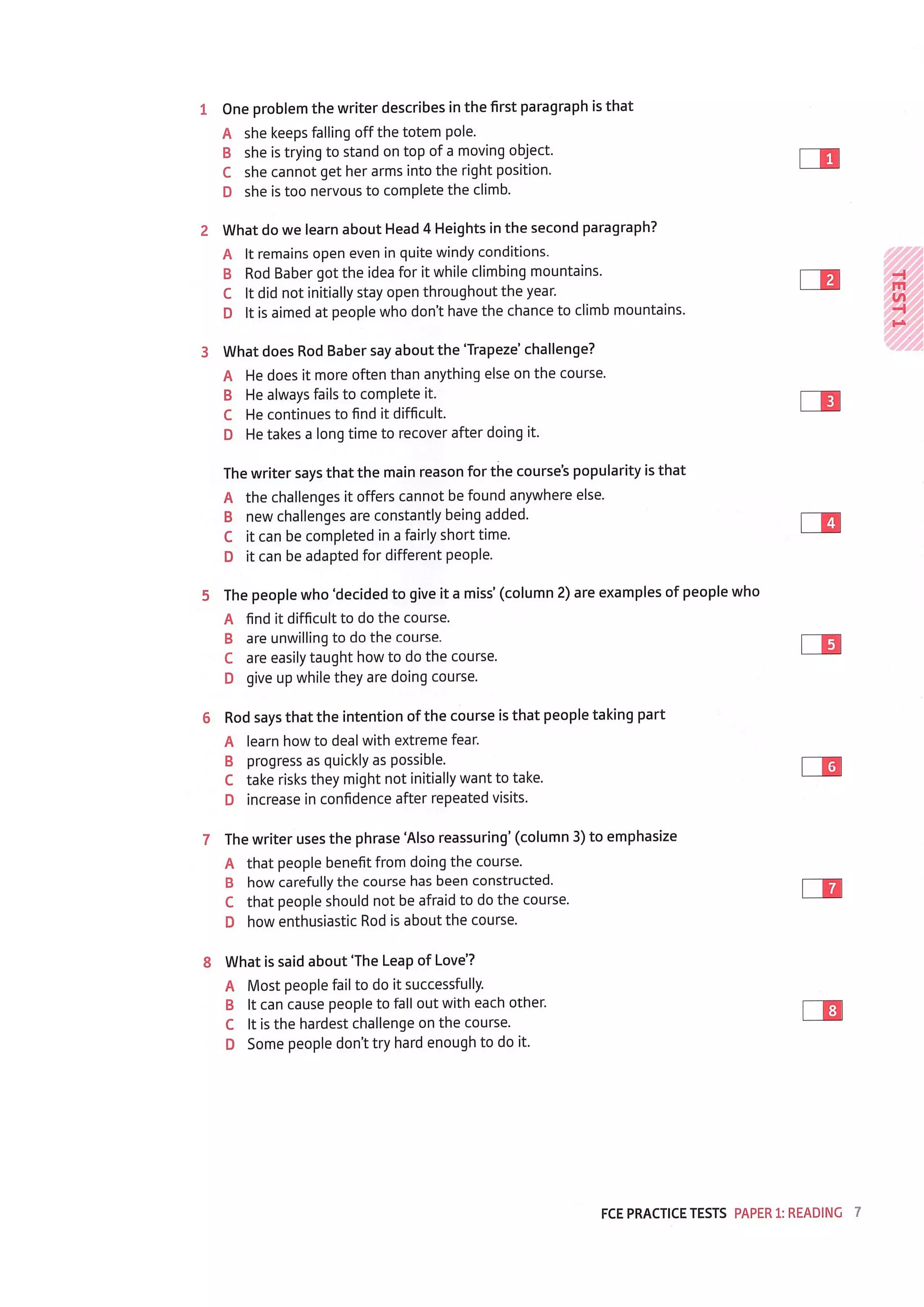 Fce practice tests | PDF