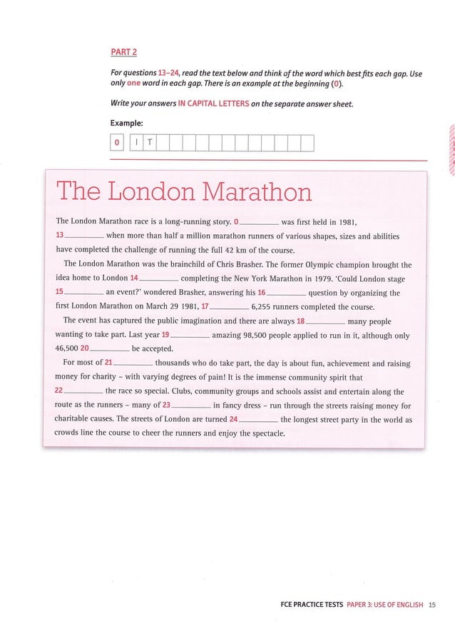 Fce practice tests | PDF