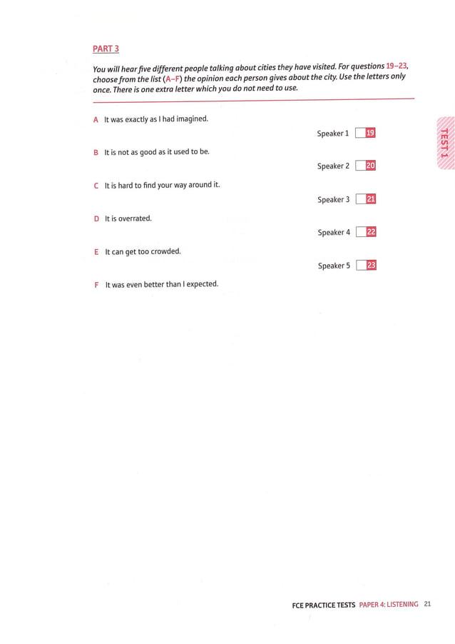 Fce practice tests | PDF