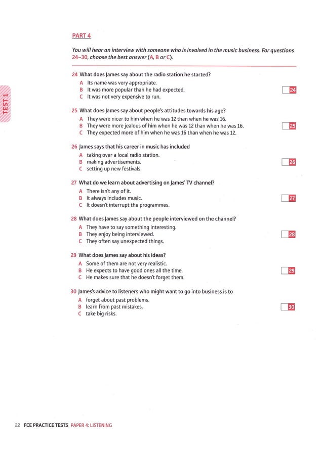 Fce practice tests | PDF