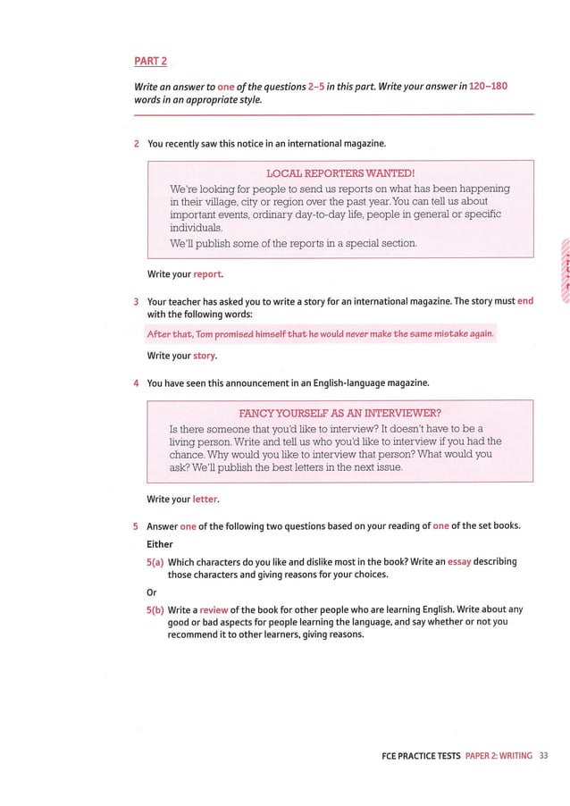 Fce practice tests | PDF