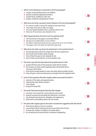 Fce practice tests | PDF