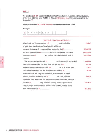 Fce practice tests | PDF