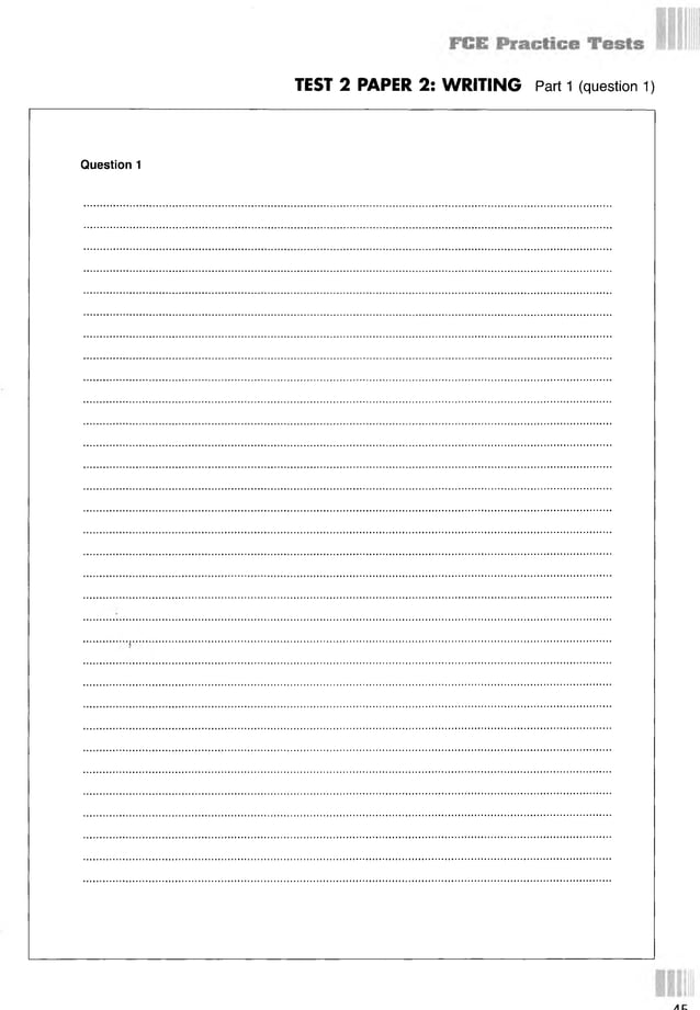 Fce practice tests | PDF