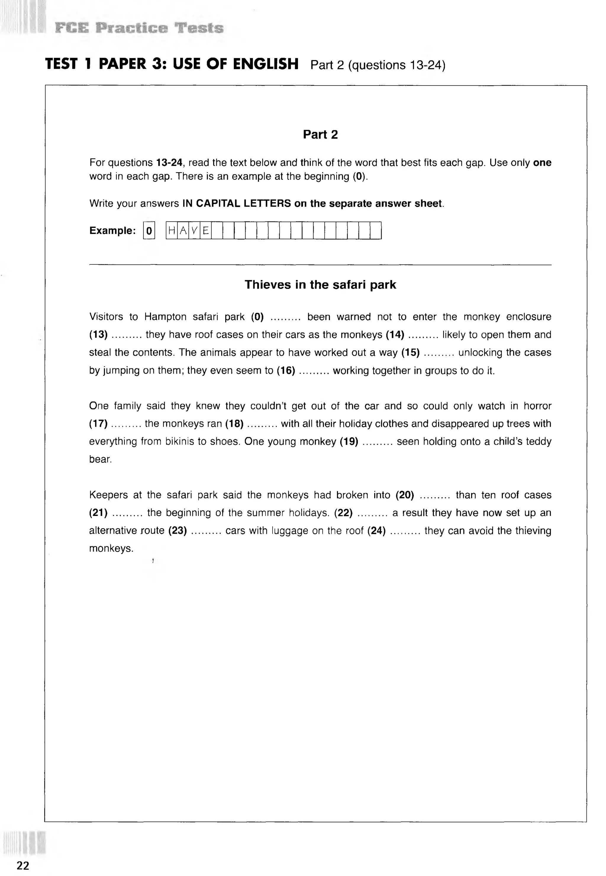 Fce Practice Tests Pdf