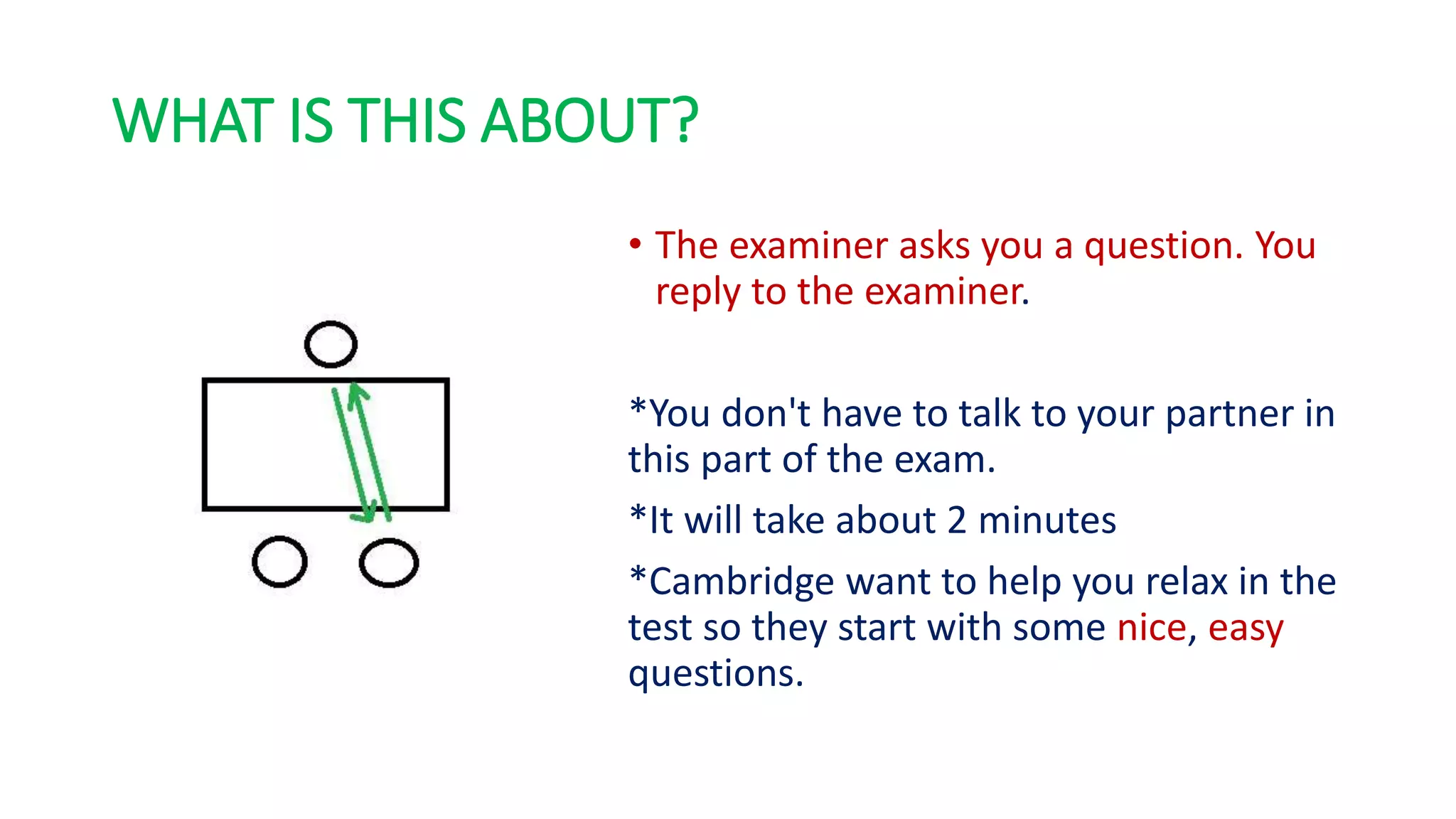 Fce speaking test part 1 | PPTX