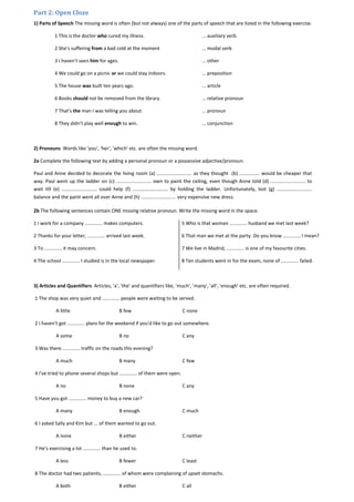 Fce spotlight paper 3 and answer key | PDF