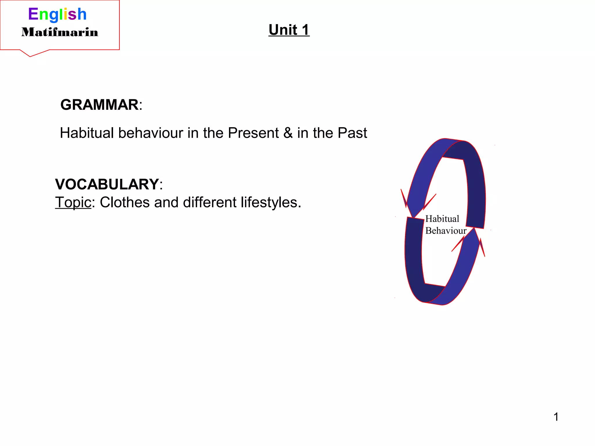 FCE Unit 1 Grammar Contents - Lifestyle | PPT
