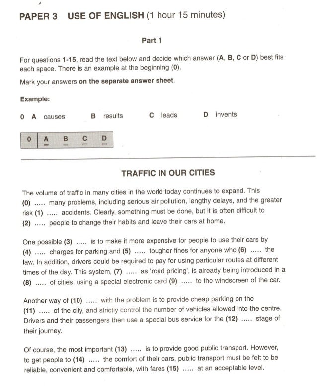 Fce Use Of English 1 fce-use-of-english-1